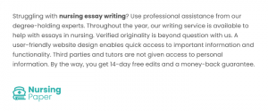 Professional Nursing Essay Writing Service to Help You 24/7 | Nursing Paper